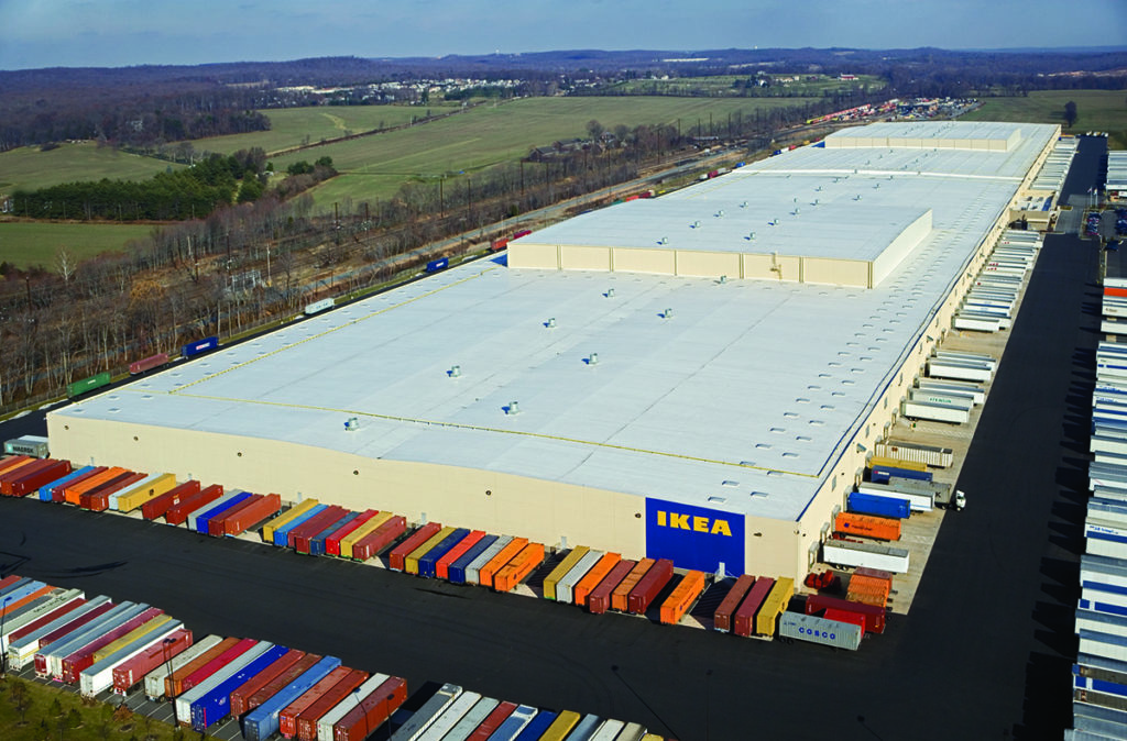 Large Retail Distribution Center Construction and Engineering for IKEA
